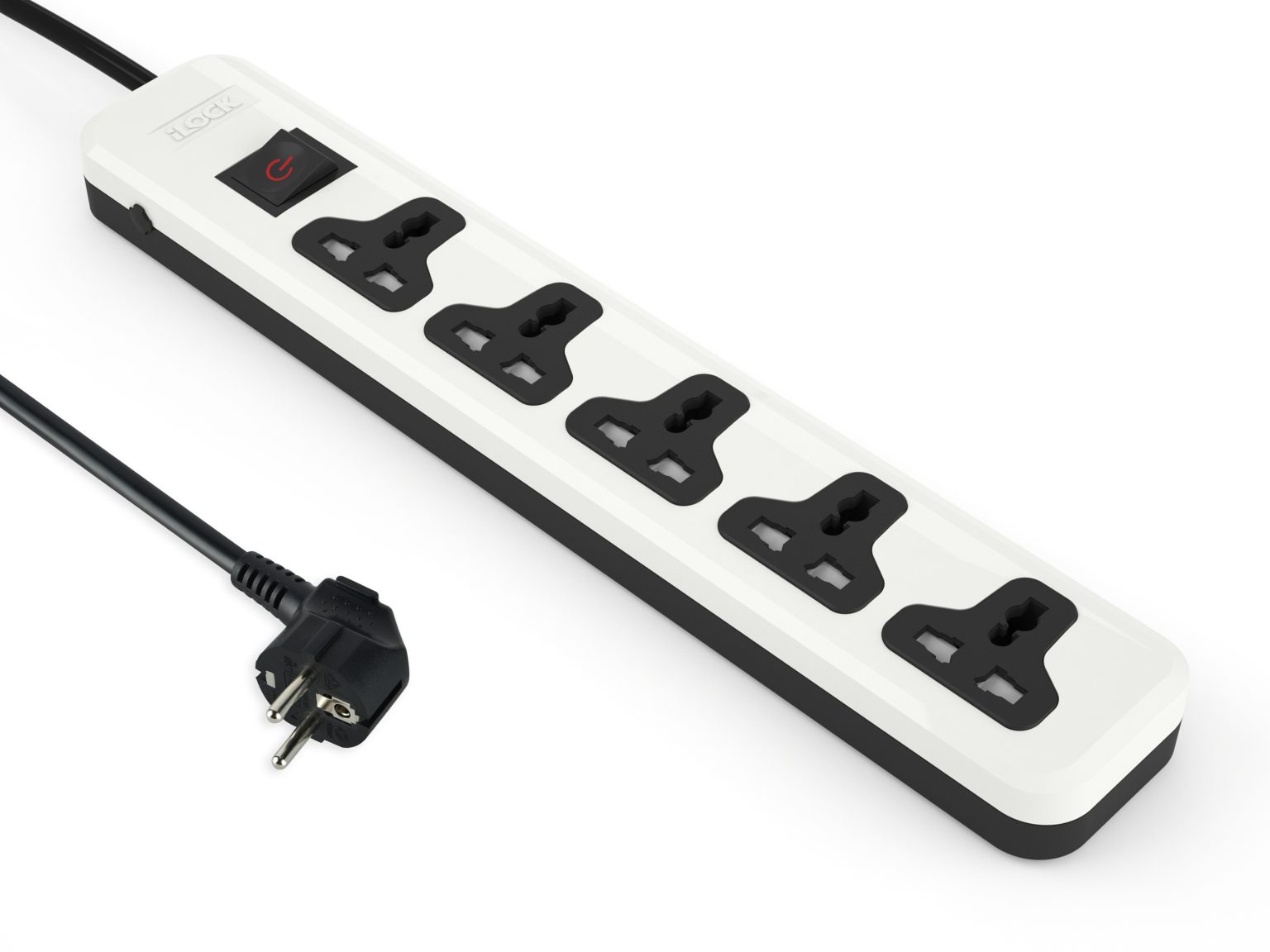 iLOCK power strip 5 universal outlets – (Basic) – iLock