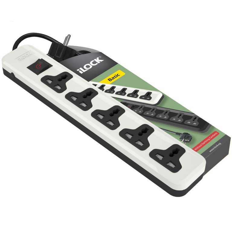 iLOCK power strip 5 universal outlets – (Basic) – iLock