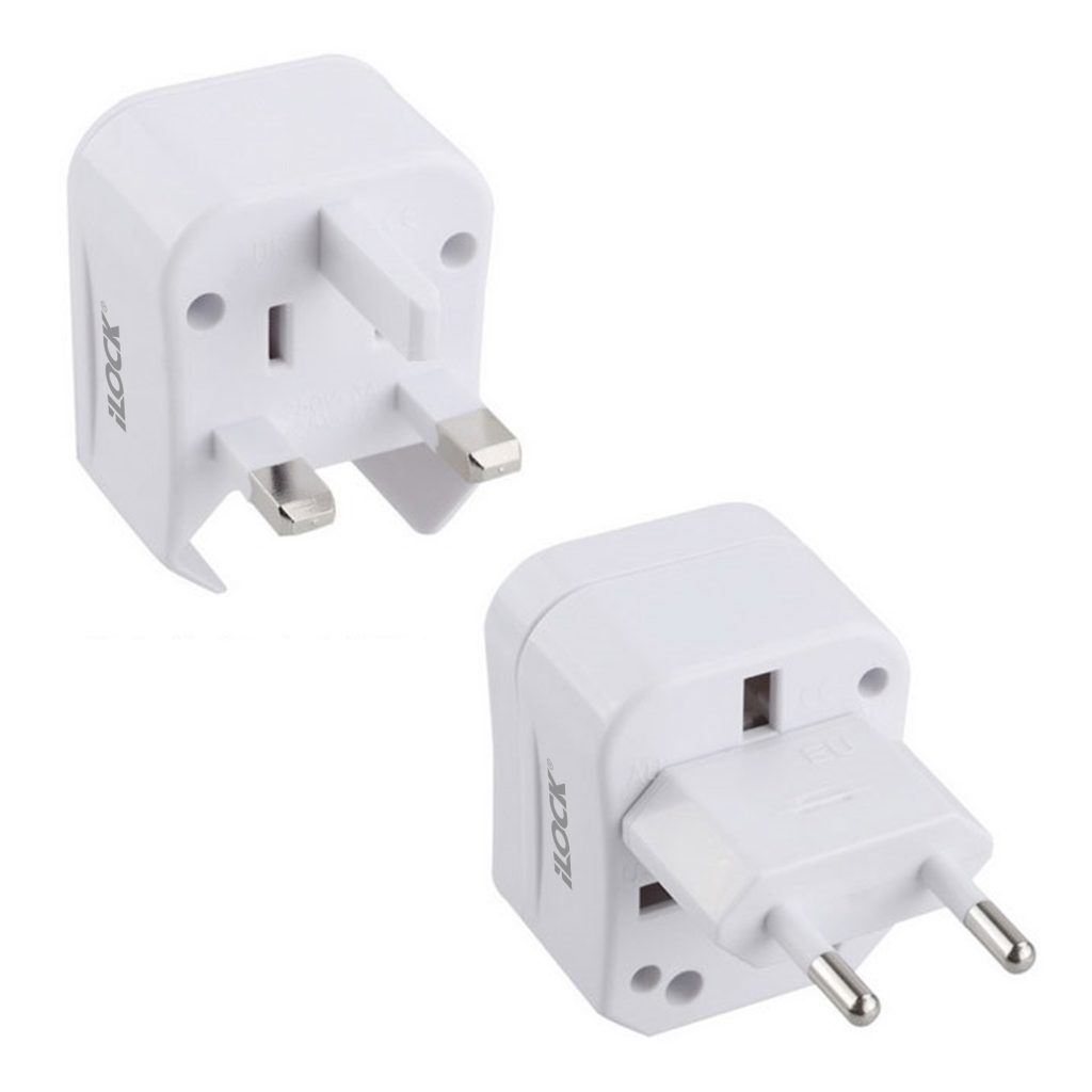 Universal Travel Adapter | US to UK/EU/AUS | Compact & Portable – iLock