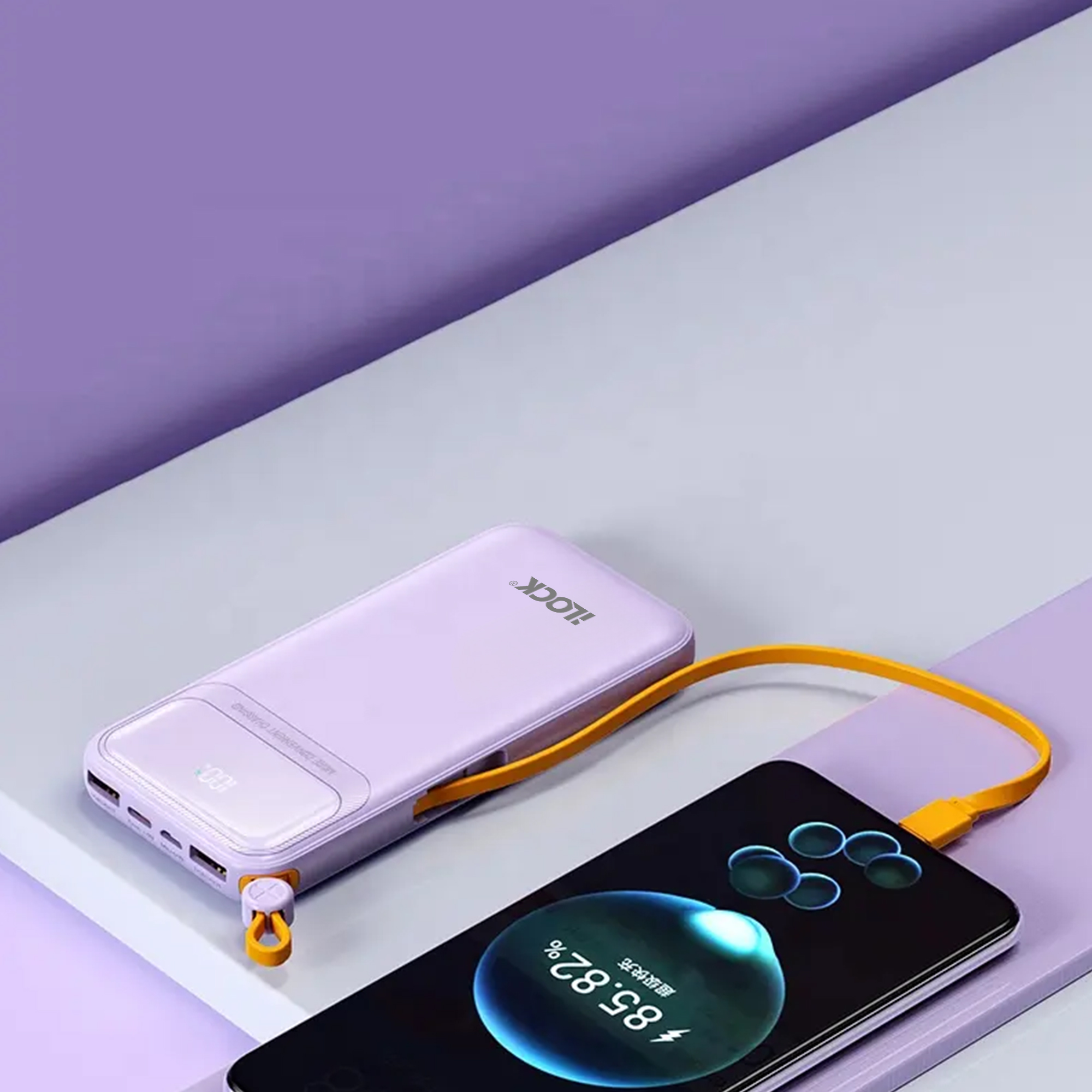 Power Bank 10,000mAh | Four Ports | LED Display | Fast Charging – iLock