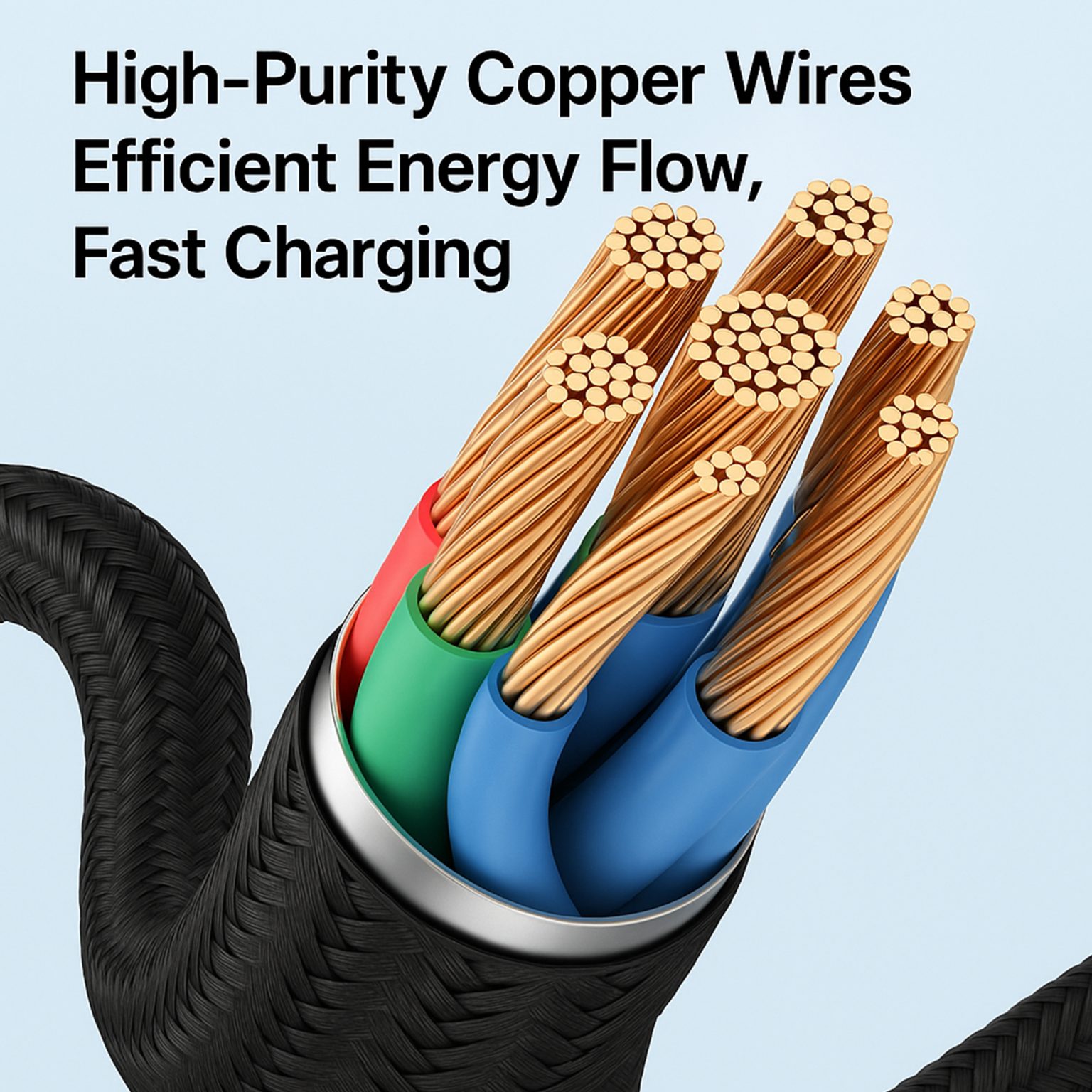 Fast Charging Cable 65 Watt USB-C to Type-C | Ultra Durable Braided ...