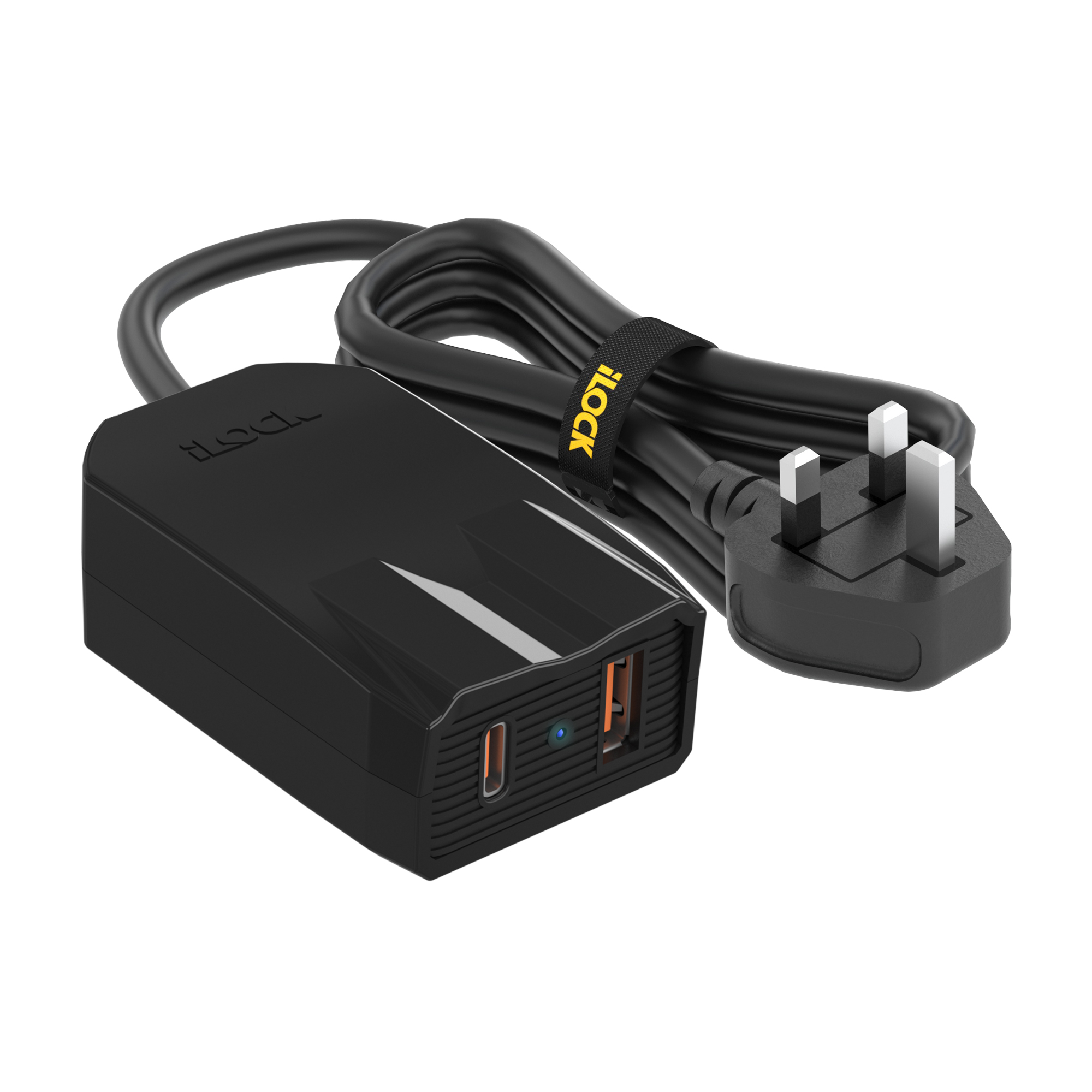 Mini Charger (Gulf Edition) | USB-C+USB-A | Fast Charging – iLock