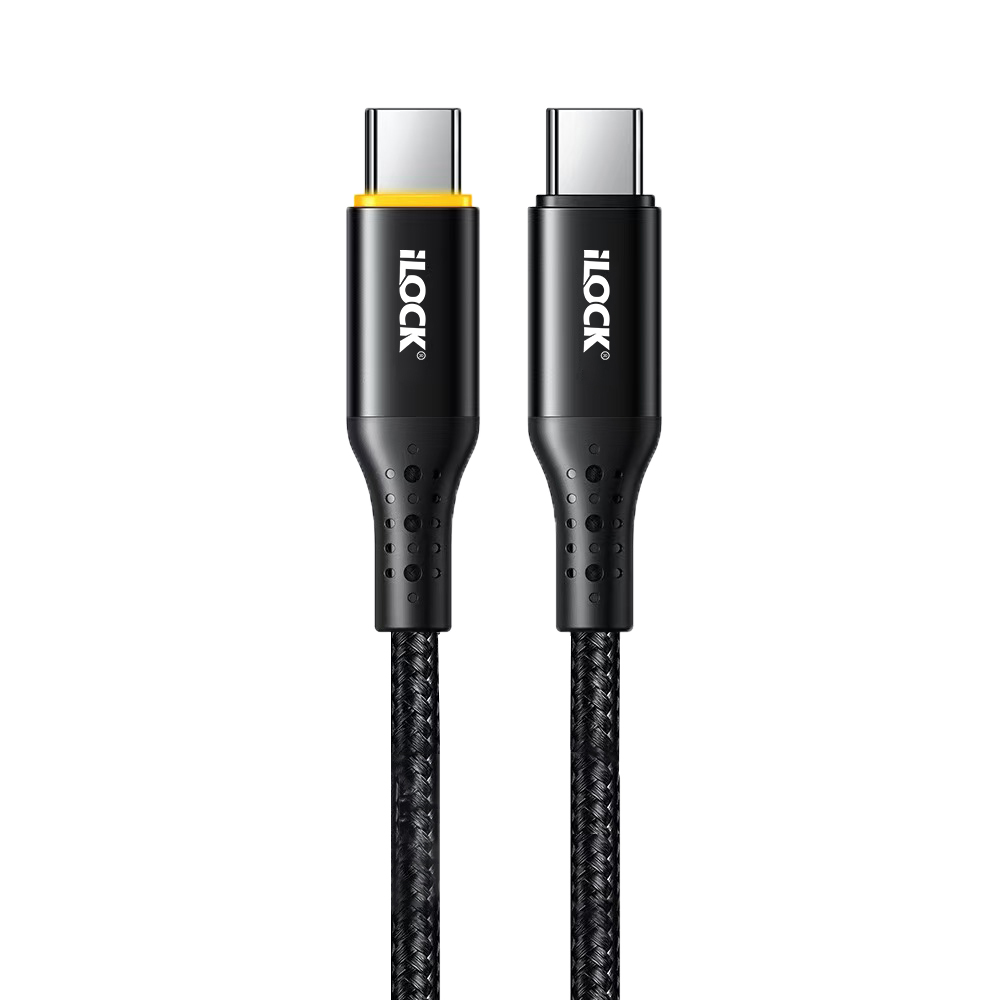 Fast Charging Cable 100 Watt USB-C to Type-C | Braided Cable | LED ...